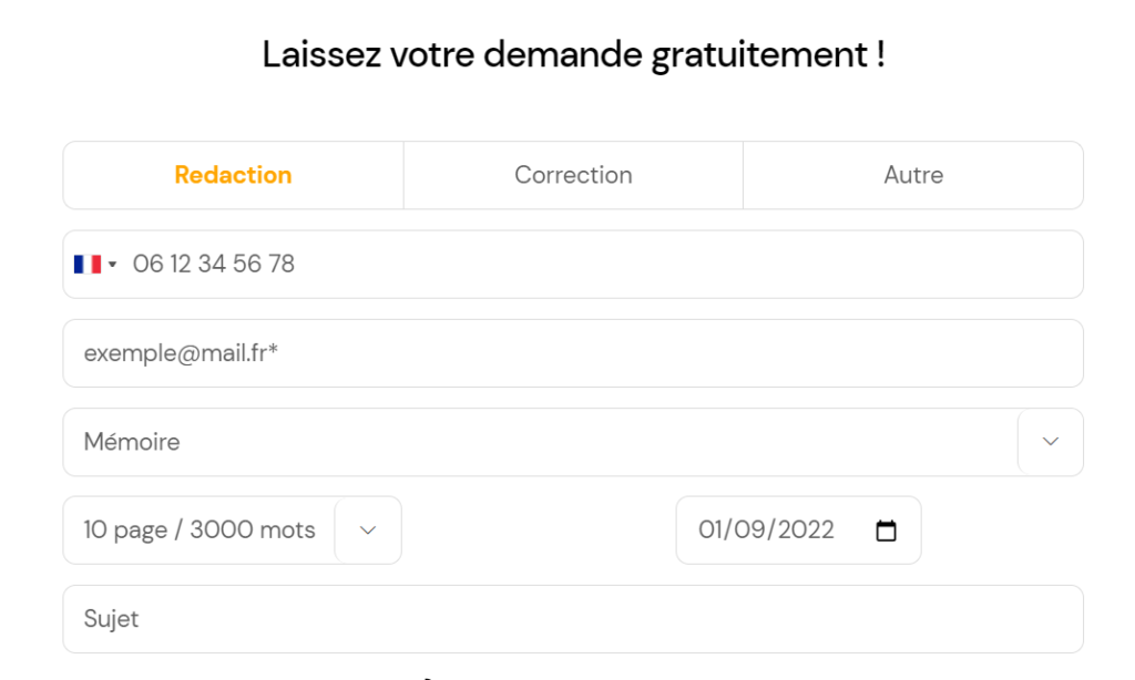 Comment passer une commande ? - Rédaction-Mémoire