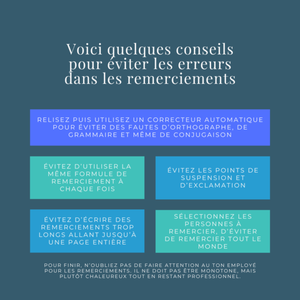 Remerciement rapport de stage : comment faire ? [Avec exemples]
