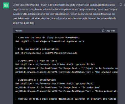 Comment faire un powerpoint avec chatgpt ? 📙