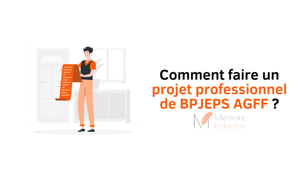 Rédiger un projet professionnel de BPJEPS AGFF 📚