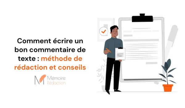 Faire un commentaire de texte : méthode de rédaction 🏻
