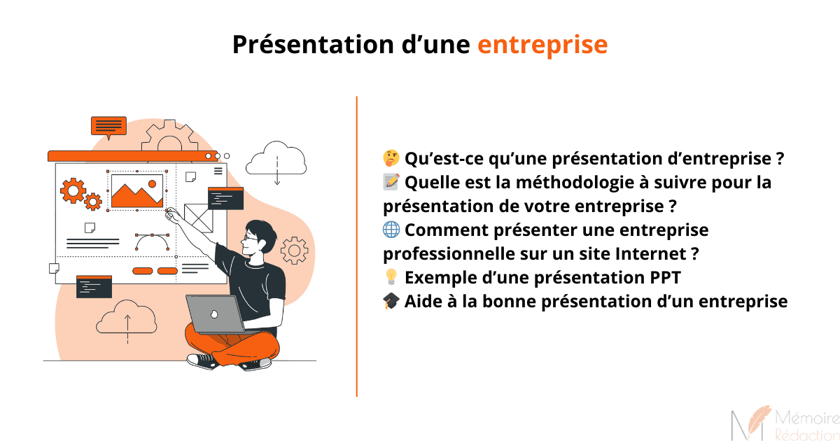 Présentation d'une entreprise : comment la rédiger